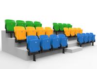 China Fixed Audience Seating , Stadium Seating with Optional Seat Number for sale