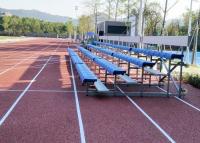 China Indoor / Outdoor Temporary Spectator Stands With Removable Rubber Pneumatic Wheels for sale