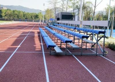 China Indoor / Outdoor Temporary Spectator Stands With Removable Rubber Pneumatic Wheels for sale