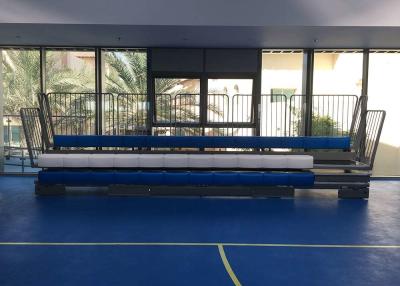 China Gym Spectator Retractable Bleacher Seating Customized Colors For School Halls for sale