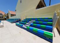 China Echo Polymer Polyethylene Retractable Bench Seating for sale