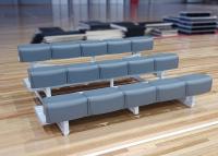 China Anti Corrosion 3 Rows Portable Stadium Gym Modular Grandstands for sale