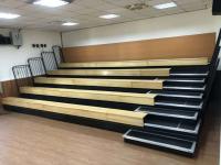 China Indoor Sport Court Anti Slip Telescopic Seating Systems for sale