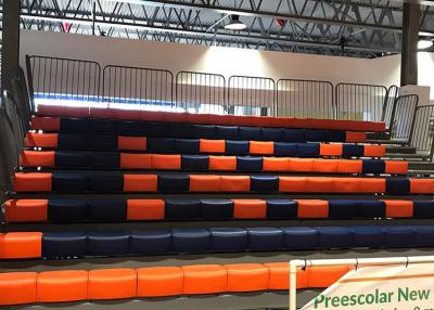 China Powder Coating Retractable Grandstand Seating For College Basketball Court for sale