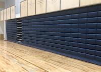 China Ten Rows Gym Bleachers Retractable Solutions With Bench Seating for sale