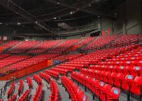 China BS 5852 Fire Resistant HDPE Plastic Folding Seat For Performance Show for sale