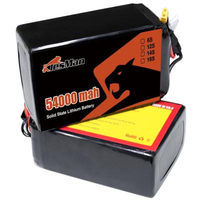 China Klesman UAV lipo drone battery 6S 12S 14S 18S 44000mAh 54000mAh 66000mAh 78000mAh 160000mAh 280000mAh solid state 6s bat for sale