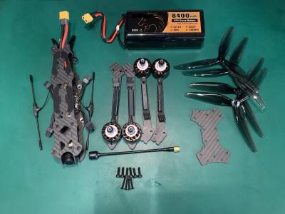 China Remote Control FPV Drone Kit 10-13 Inch with Caddx Camera and Foxeer Reaper VTX Image Transmission Frequency 915M or 750M for sale