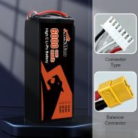 China Top Quality Klesman fpv lipo battery 6S 22.2V 50C 6000mAhdrone batteries for 7 inch drone for sale