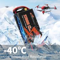 China Racing FPV Drone Compatible Lipo FPV Drone Battery 6S 22.2V 27000mAh 25C UAV Batteries with XT60 Connector for sale