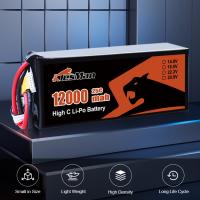 China Lightweight 6S 12000 MAh Lipo Battery for 10 Inch FPV Drone 25C Discharge Rate for sale