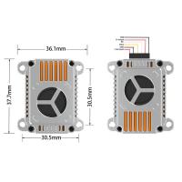 China 1.2G 2W VTX Image Transmission Transmitter 1.2GHz 9CH VRX Receiver 25/2000mW Adjustable DMKR for sale