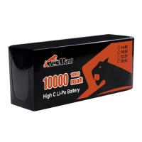 China Lipo Battery 6S 10000mAh XT60 plug 22.2V 50C 70C 100C for 10 inch FPV Drone for sale