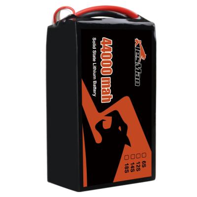 China 44000 MAh 6S 22.2V XT60 Lithium Polymer Battery High Capacity for Agricultural Drones for sale