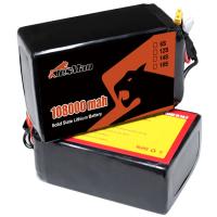 China Large capacity Solid State Drone Battery 106000mAh 44.4V 12S 14S 24S Burst 10C for Professional FPV Drone for sale