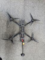 China MARK4 7 Inch FPV Drone Payload Weight 2Kg 5.8G 3W VTX 1.2G ELRS 915 FPV 7inch Drone Kits for sale