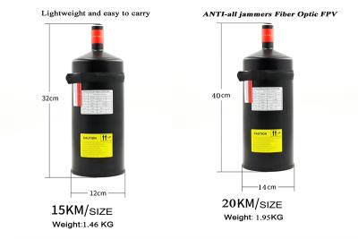 China FPV Drones Optical Fiber 40KM  Communication with Dia.0.26 Optical fibre with Sky Media Coverter for sale