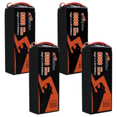 China Lipo Drone battery  XT60  6S 22.2V 5000mAh 8000mAh 9000mAh Lithium Polymer Pack for 7inch 10inch   FPV Racing  Drone for sale