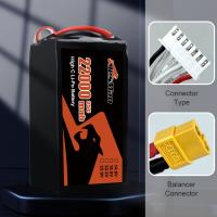 China Lipo Drone Battery  22000mAh 6S 22.2V 12S  44.4V 14S 51.8V 20C 188wh/kg Rechargeable Lipo Battery Pack for  UAV Agricultural Drone for sale