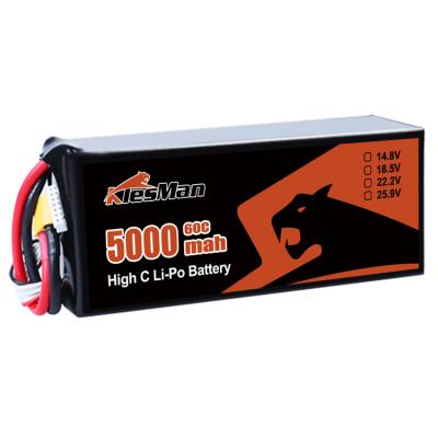 China fpv lipo drone batteries  6S 22.2V 4200mah 5000mAh Lithium Polymer Pack for  5inch FPV Racing Drone for sale