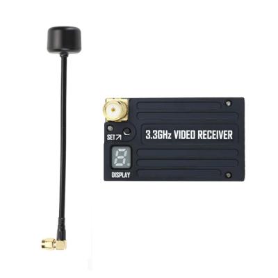 China RUSHFPV 3.3G 4W VRX Image Transmission Receiver 16CH Receiver Kit, Video Glasses Receiver 15dBi for sale
