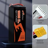 China fpv  drone batteries XT60 6S 10000 MAh 22.2V  XT60plug Lithium Polymer Pack  for 10 inch Drone for sale