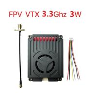 China 3.3G 3W VTX Transmitter with 16CH for Long-Range High-Power Racing  Drone Image Transmission for sale