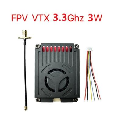 China 3.3G 3W VTX Transmitter with 16CH for Long-Range High-Power Racing  Drone Image Transmission for sale