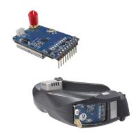 China 1.2G 1.3GHz 9CH VRX image transmission receiver 1080-1360MHz with audio function VRX-F3 for  UAV FPV Racing  drone for sale
