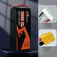 China FPV Lipo Battery Ultra Discharge Performance 10000mAh 3.7V Lipo Battery 6S 8S  for10inch FPV RC Drone Lithium Ion Battery for sale