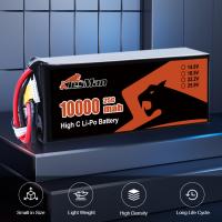 China Factory Stock Lithium Polymer Battery with 22.2V Voltage 10000mAh FPV Drone Battery for sale