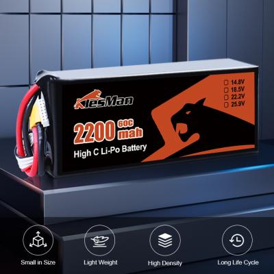 China fpv drone Lipo Battery 4S 6S 22.2V 2200mAh 10000mAh High Rate LiPo Battery Long Endurance 10C/50C/80C for FPV Drone Battery Pack for sale