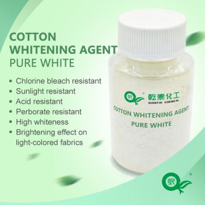 China Whitening Agent For Pure White Cotton, White Dye To Increase Whiteness Of Cotton Textiles for sale
