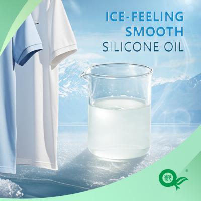 China Ice Cold Feel Textile Additive, Smooth Silicone Oil, Endows Fabrics With A Smooth And Crisp Feel, Improves Overall Fabric Flexibility, And Textile Feel Treatment Agent for sale