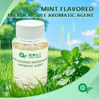 China Mint Flavored scouring Textile Auxiliaries Chemicals Microcapsule Aromatic Agent for sale