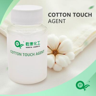 China Cotton Softener Texture Finishing Agent Jeans Polyester Fluffy Cotton Softness Textile Additive for sale