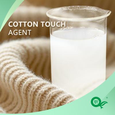 China Offwhite Silicone Textile Softener Liquid Cotton Touch Fabrics Processing for sale