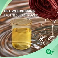 China Dry Wet Friction Fastness Enhancer, Textile Polyester Cotton Fiber Functional Finishing Agent, Cotton Wet Friction Fastness Enhancer, Color Fixation And Friction Resistance for sale