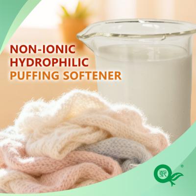 China Non-Ionic Hydrophilic Puffing Softener  Fabric Softener  Textile Hand Feel Auxiliary  Silicone-Free Softener for sale