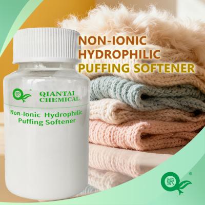 China Silicone-free Hand Feeling Textile Auxiliary   Puffing and Softening Auxiliary   Non-ionic Hydrophilic Softener for sale