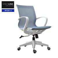 China Student Bow Mesh Cloth Backrest Swivel Chair Simple Office Staff Lift Swivel Chair for sale