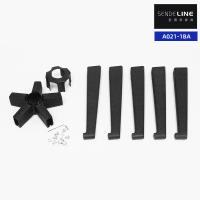 China Disassemble Swivel Chair Accessories Chrome / Spray Bifma Test Five Star Foot Base for sale