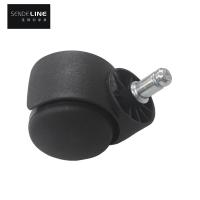 China Nylon Office Chair Casters Replacement 200kg Load Capacity Universal silent wheel for sale