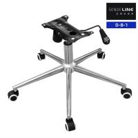 China 2 Inch 5 Casters Office Chair Base Replacement Electroplated Five Star Foot for sale