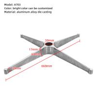 China Modern Office Chair Metal Base Replacement Durable Swivel Aluminium Chair Base for sale