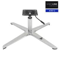 China Height Adjustable Office Chair Metal Base Aluminum Alloy Swivel Chair Base With Legs for sale