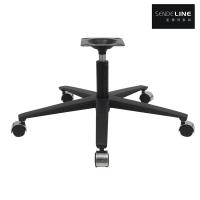 China Aluminum Revolving Chair Metal Base With Wheels Five Star Chair Legs for sale