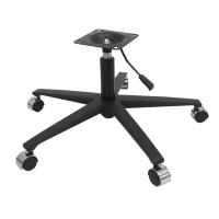 China Aluminum Revolving Chair Metal Base With Wheels Five Star Chair Legs for sale
