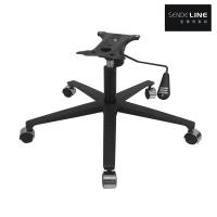 China Aluminum Revolving Chair Metal Base With Wheels Five Star Chair Legs for sale