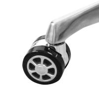 China 5 Star Metal Office Chair Wheel Base Aluminum Alloy Durable Height Adjustment for sale